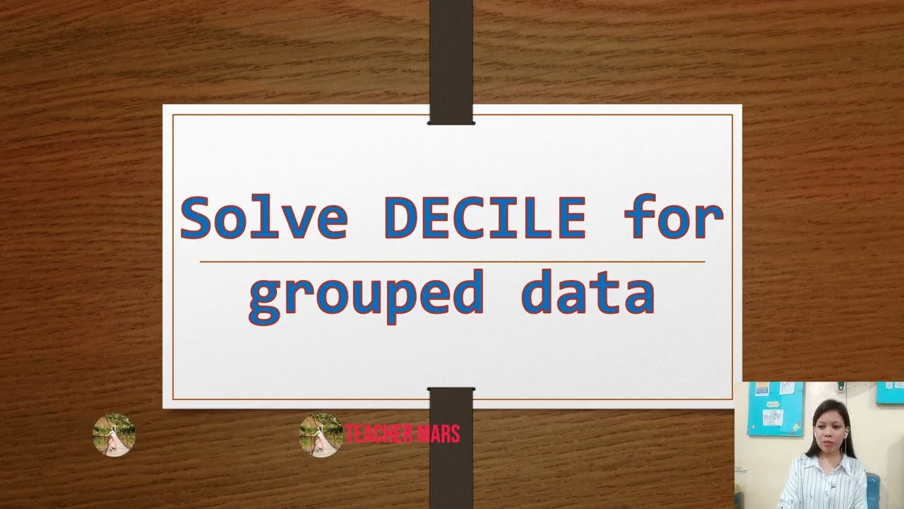 Solving decile for group data - YouTube