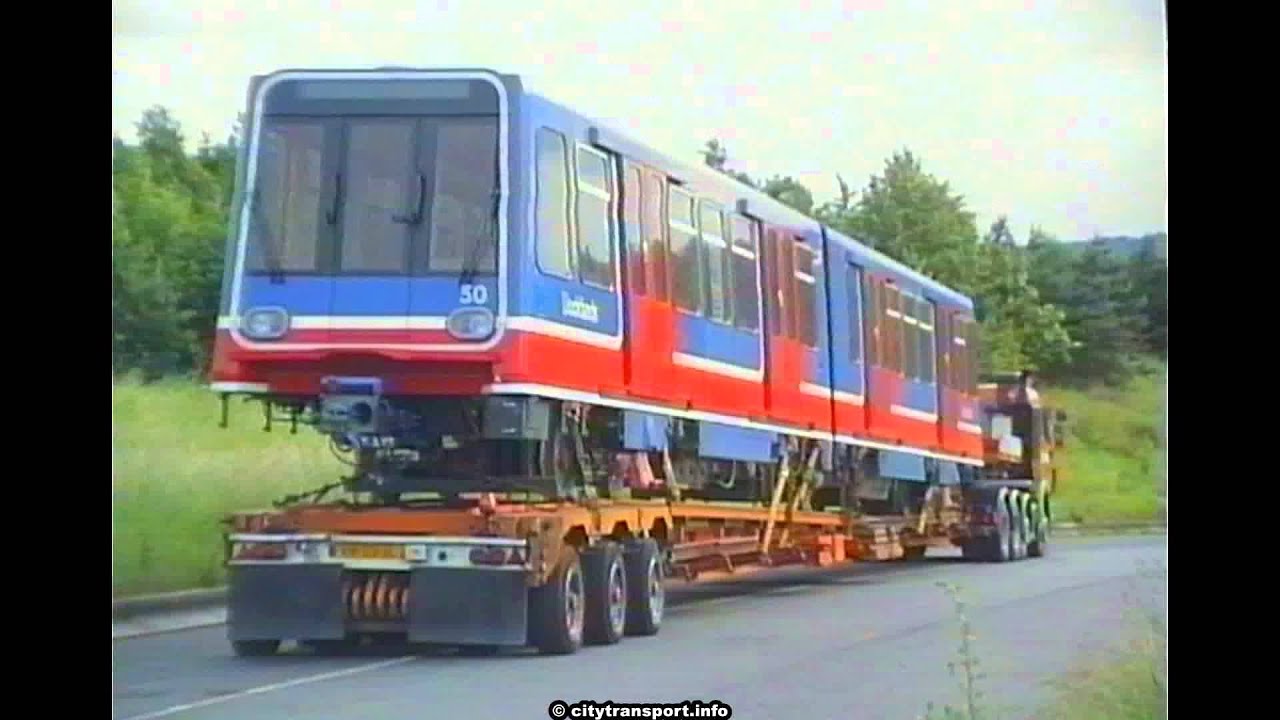London DLR On Lorry - YouTube