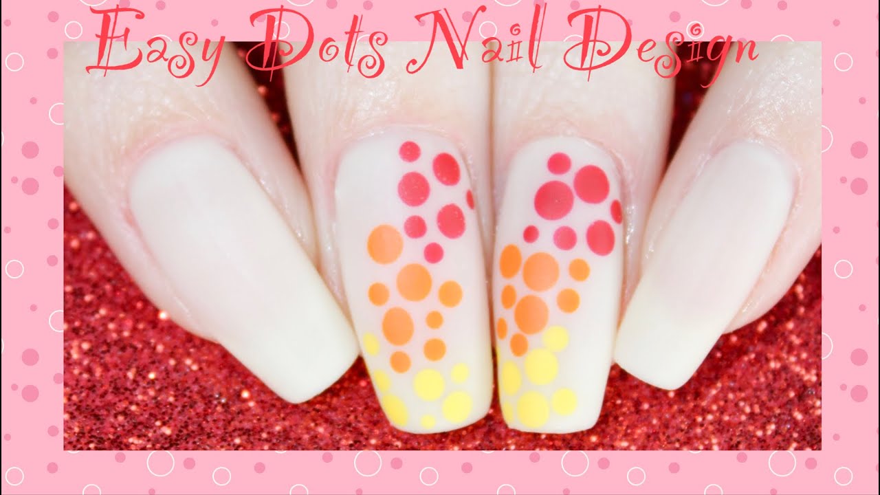 Easy Dots Nail Art || Fall/Autumn Nail Art || Deyanira Morales Nail_Art ...