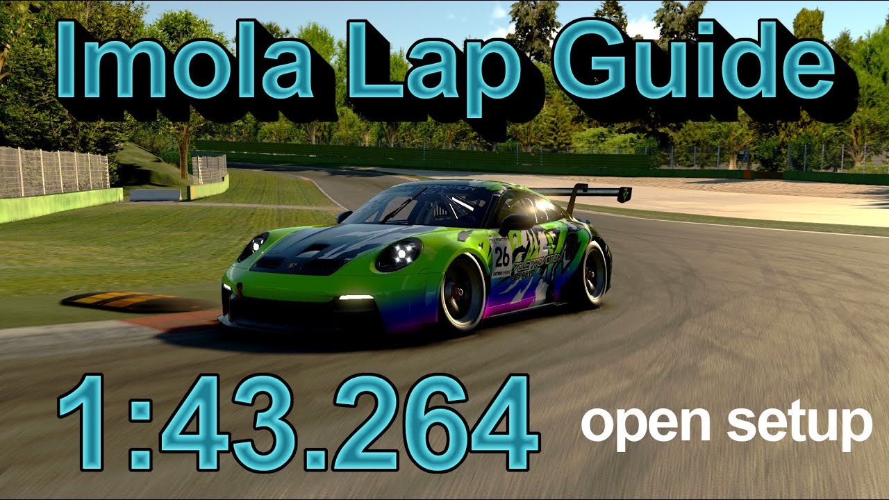 iRacing Imola Porsche 992 Cup Open Setup Lap Guide | 2025 Season 2 Week ...