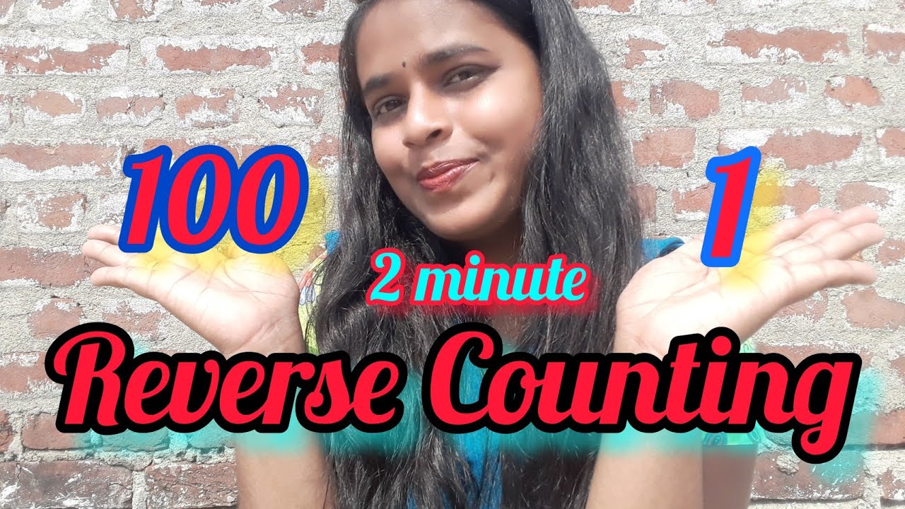 Reverse Counting Challenge 100 To 1।Back Counting Challenge Only 2 ...