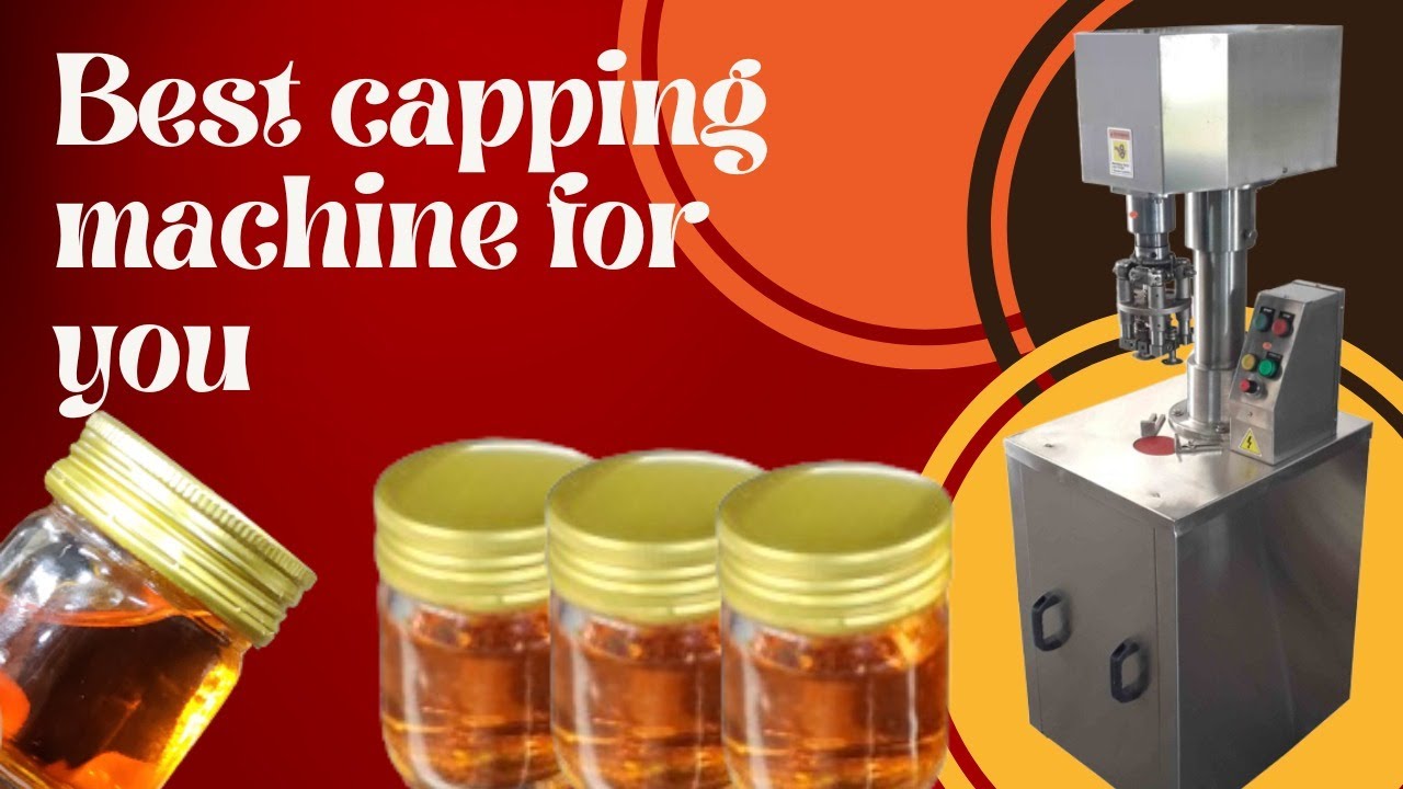 WIDE MOUTH ROPP CAP SEALING MACHINE - YouTube