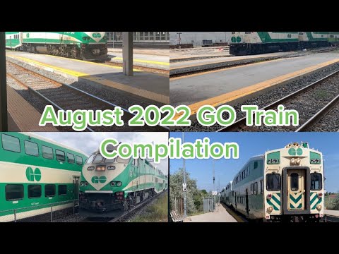 August 2022 GO Train Compilation #gotrain #toronto - YouTube