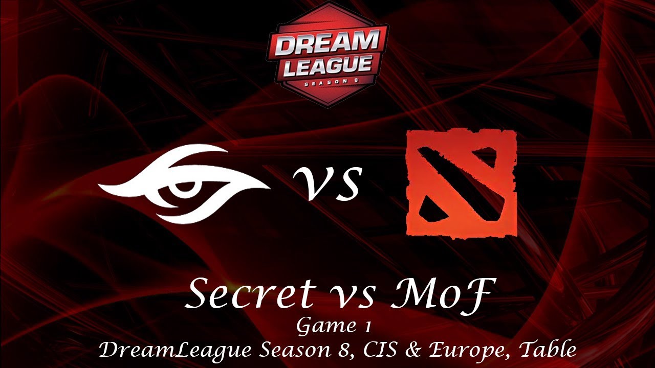 Secret vs MoF, Game 1, DreamLeague Season 8, CIS & Europe, Table - YouTube
