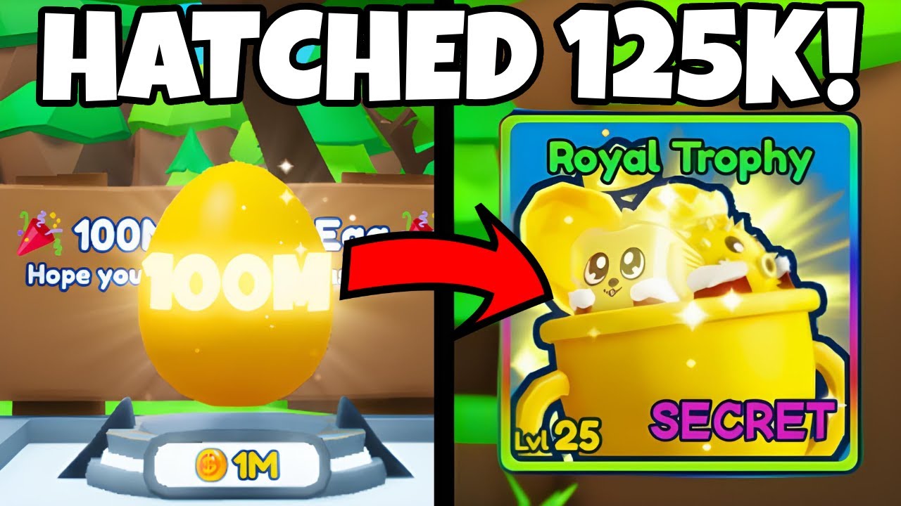 I Hatched 125K of the 100M Egg and Got this... - Roblox Bubble Gum ...