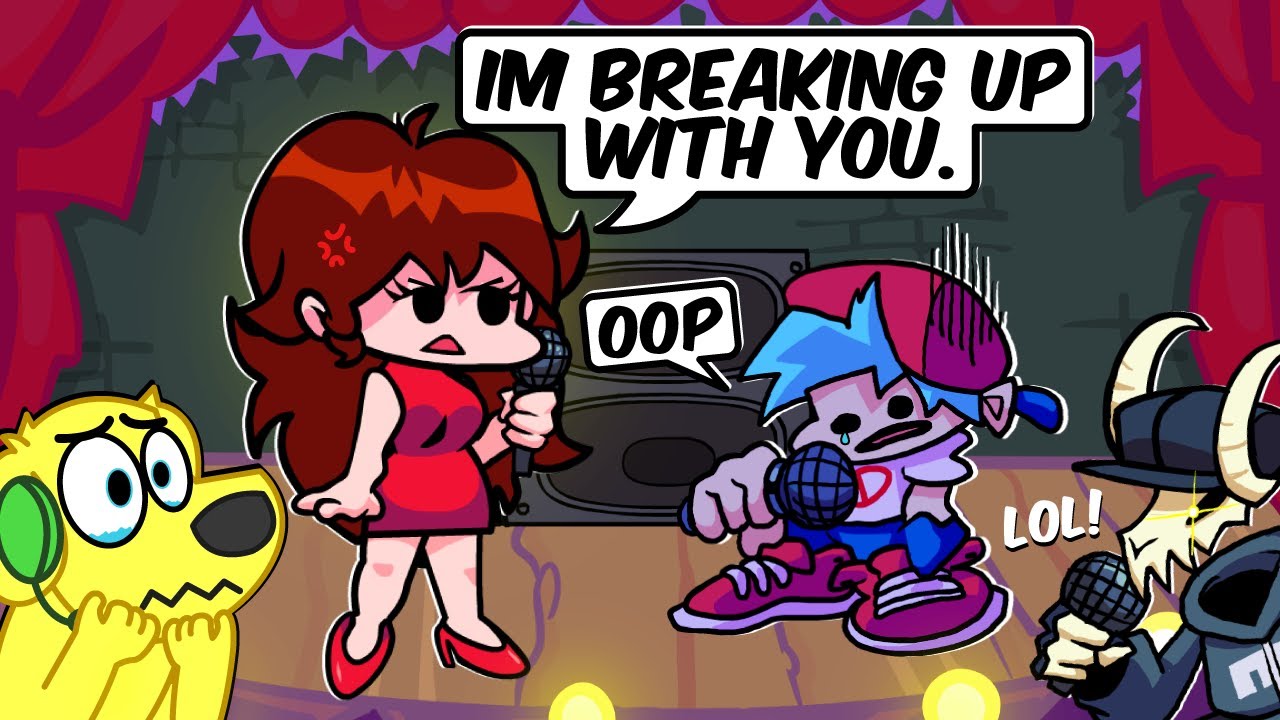 Friday Night Funkin but GF DUMPS BOYFRIEND... vs Girlfriend FNF Mods ...