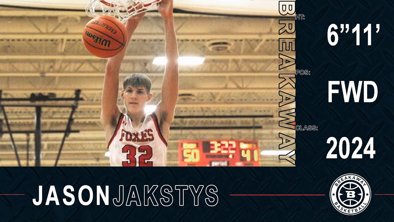 2024 6'11" Forward Jason Jakstys High School Highlights - YouTube