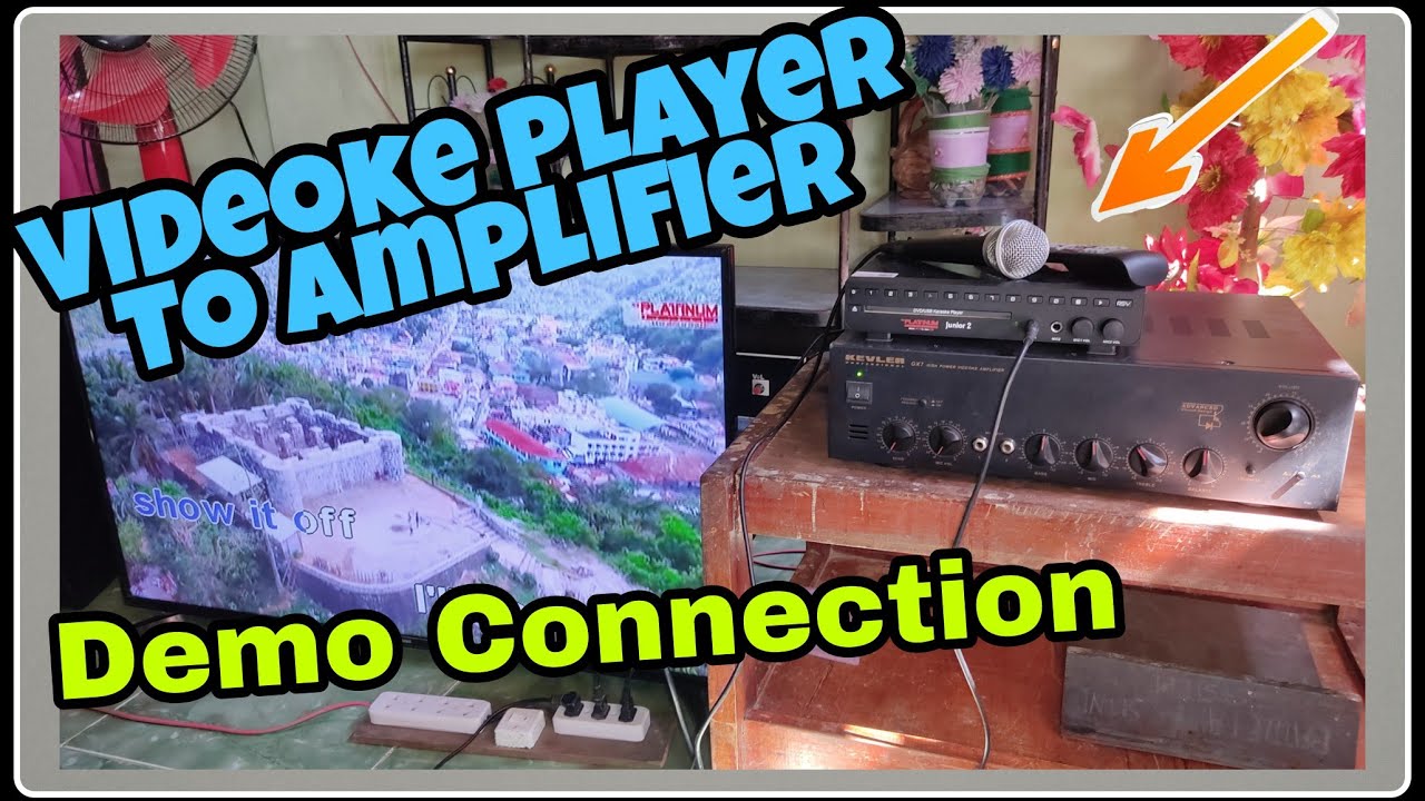 Videoke Player To Amplifier Connection (Part 1) - YouTube