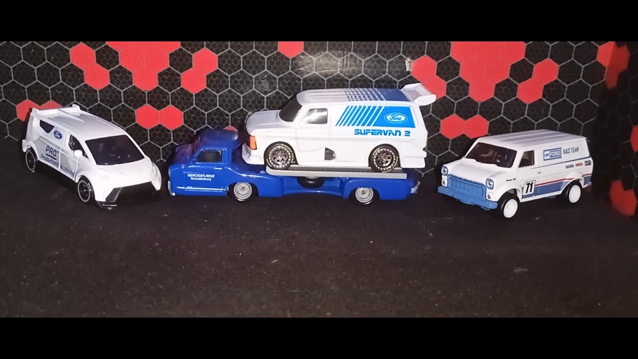 #103 Team transport Ford Supervan (hot wheels y matchbox) - YouTube