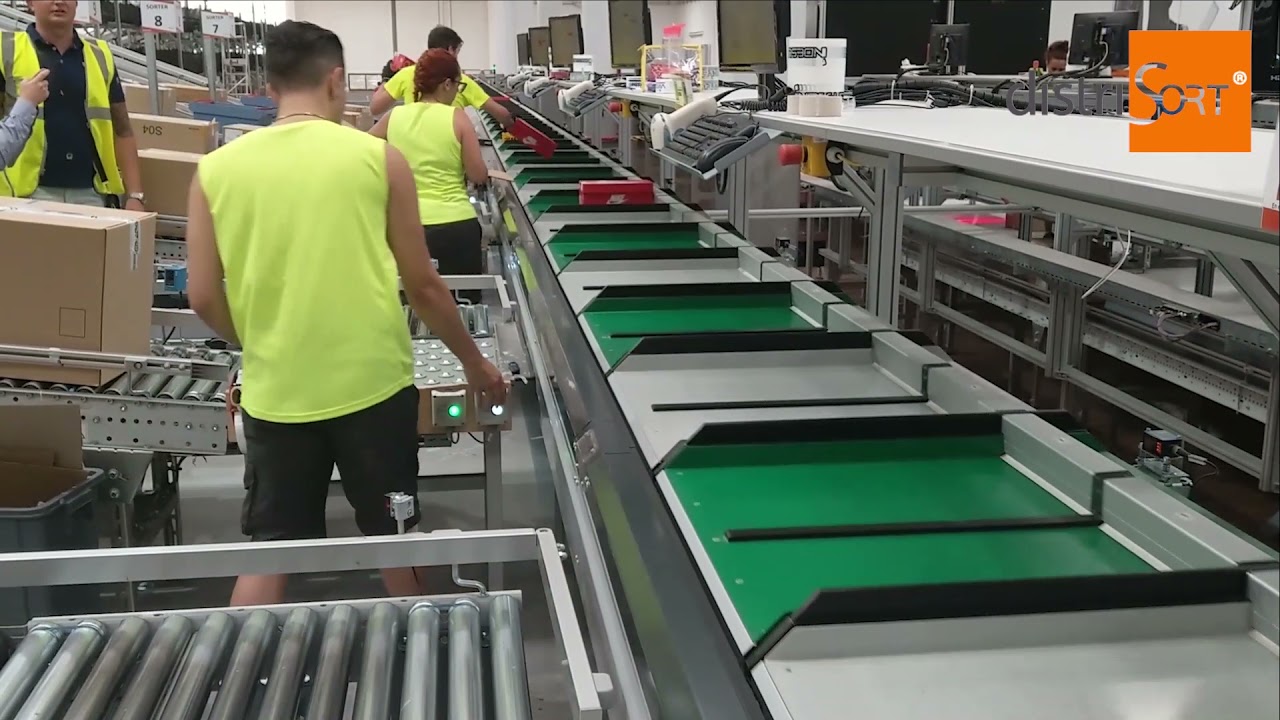 Shoe and Fashion Sorting with a Push Tray Sorter and Split Tray Sorter ...