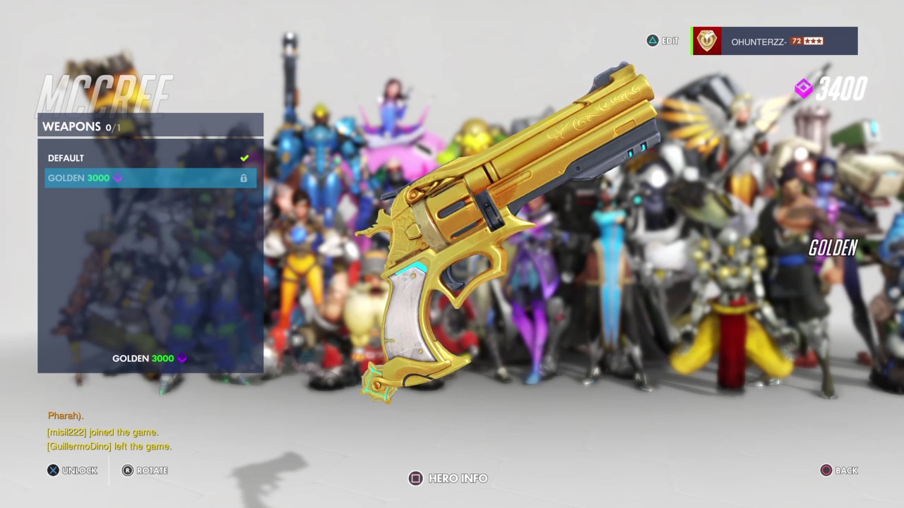 McCree Golden Gun - YouTube