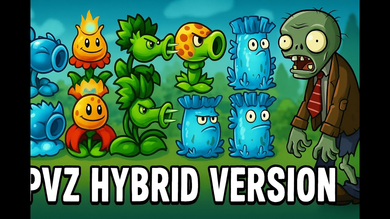 PVZ Hybrid Survival - Ultimate Fan-Made Plant Lineup! - YouTube