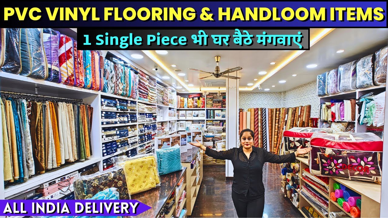 Handloom Items Market in Delhi | Curtains, Bedsheets, Mattress, Pvc ...