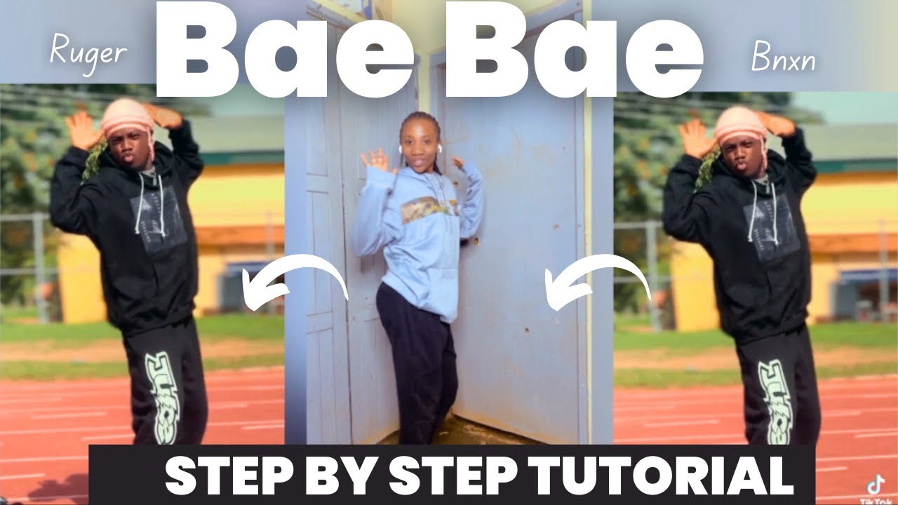Ruger, Bnxn- Bae Bae EASY TIKTOK AFRO DANCE TUTORIAL (mirrored) - YouTube