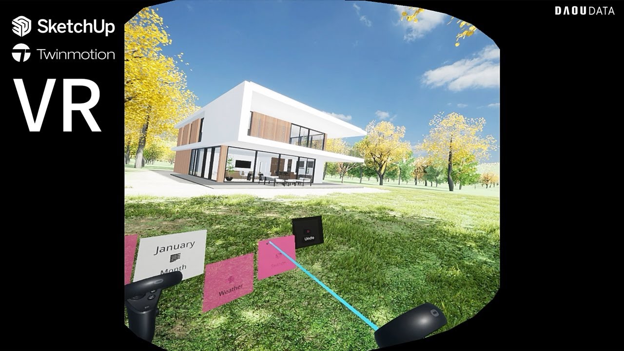 Sketchup - Twinmotion VR 시연 영상 - YouTube