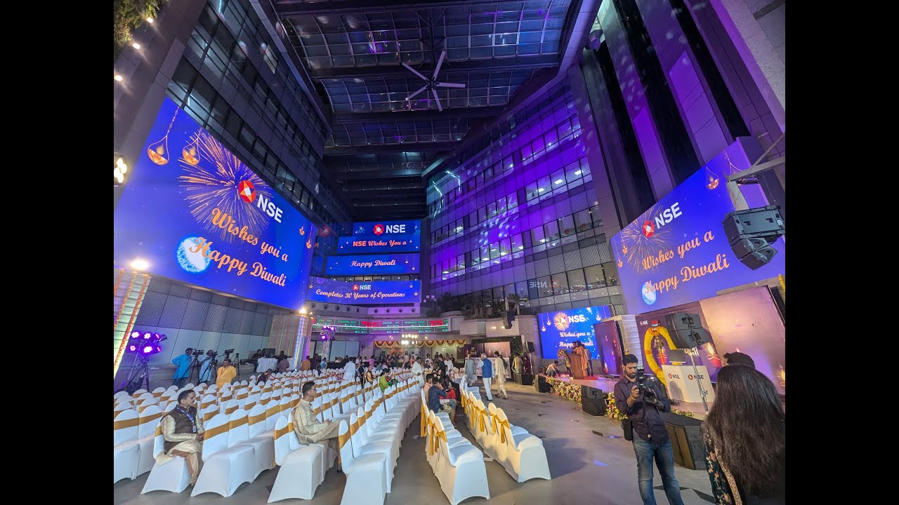 Diwali Puja Celebration and Launch of NSE website in 8 Indian Languages ...