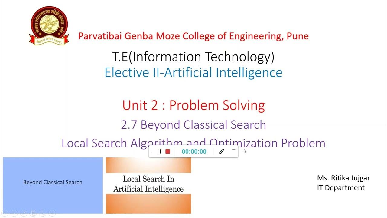 2.7 Local Search & Optimization Problem (Part 1) | Beyond Classical ...