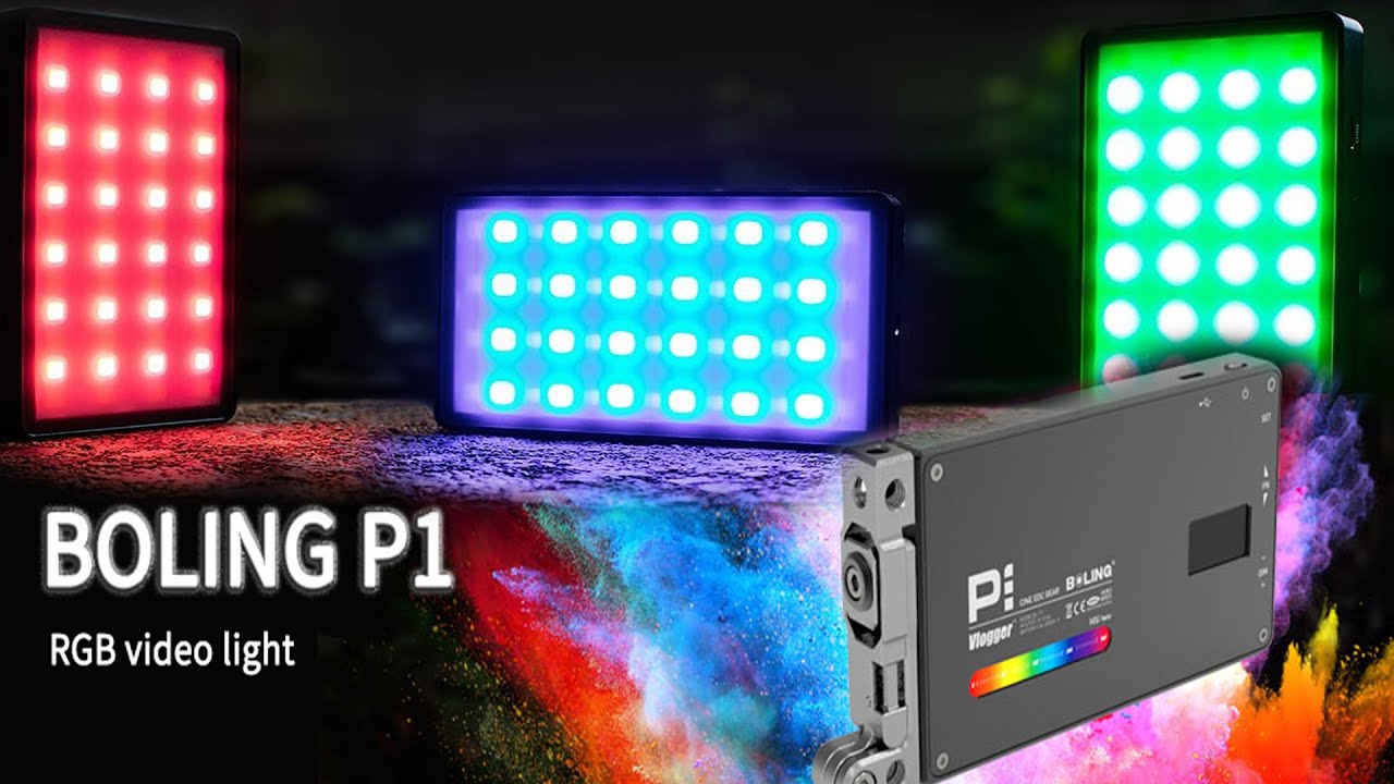 Le panneau LED RGB pour vos photos/vidéos ! 👌 - YouTube
