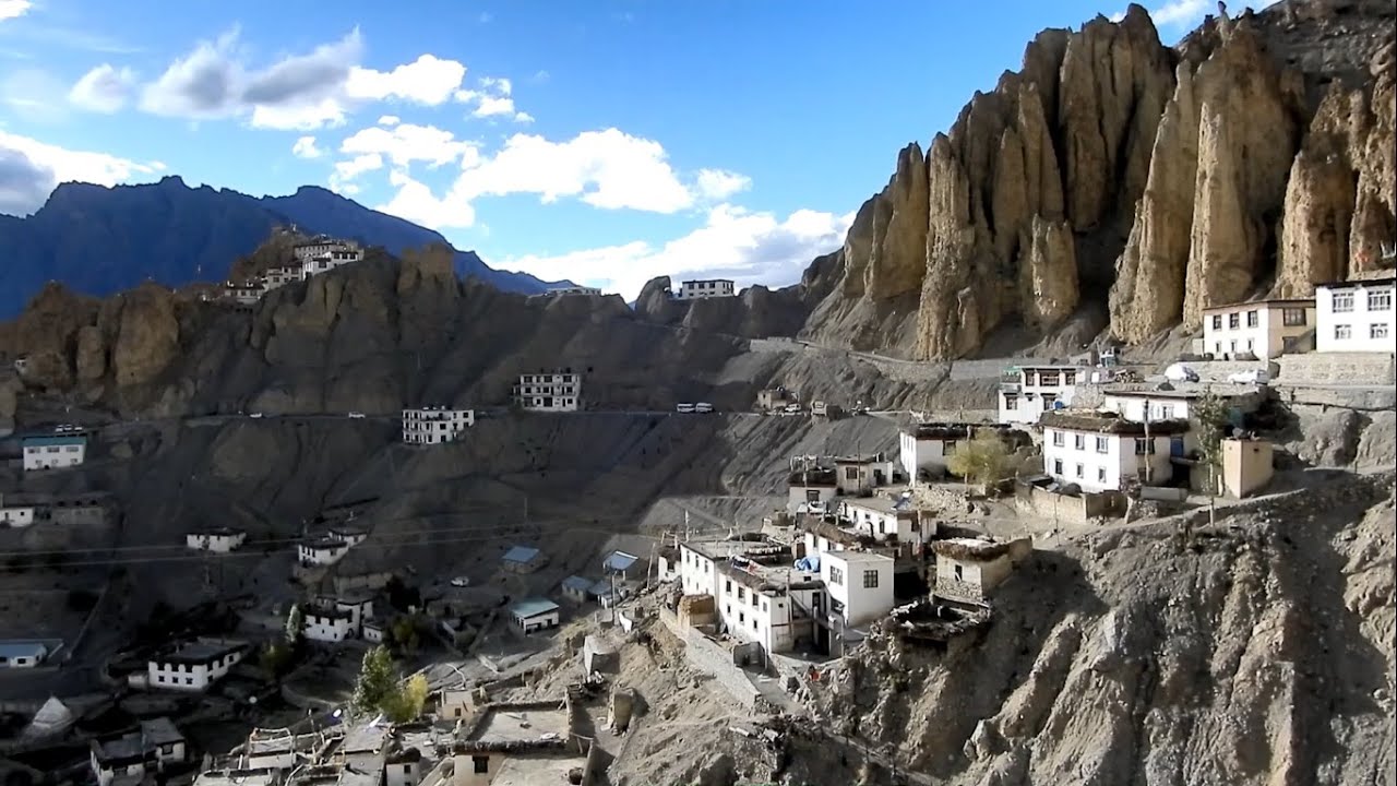 Dhankar Village and Monastery - Spiti Valley || Himachal Pradesh, India ...