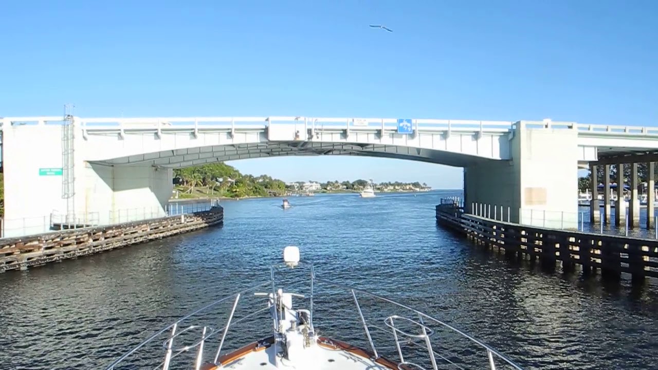 Jupiter Federal Drawbridge - YouTube