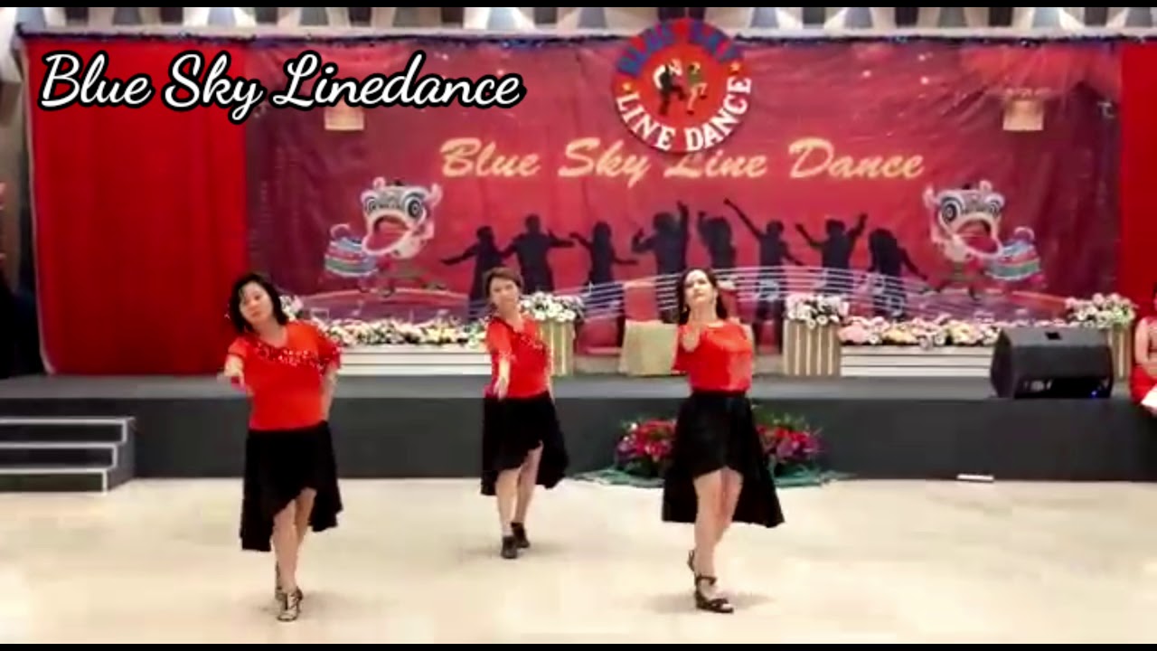 Wish Of The Wind line Dance Performance by Blue Sky Ld - YouTube