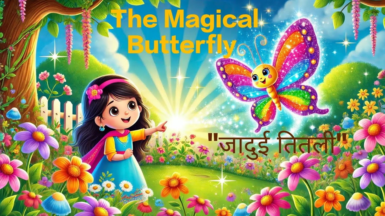 "जादुई तितली की कहानी - बच्चों की अद्भुत जादुई दुनिया | Magical ...