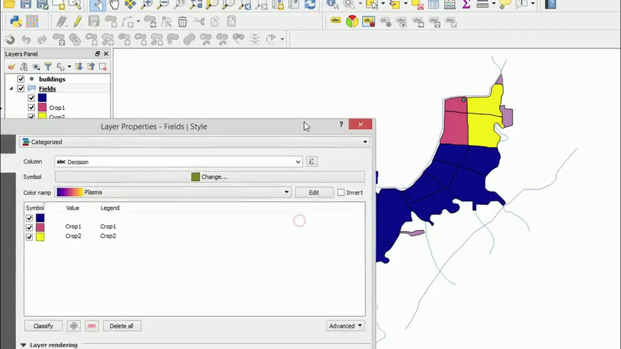 Add a new field to attribute table in QGIS | burdGIS - YouTube