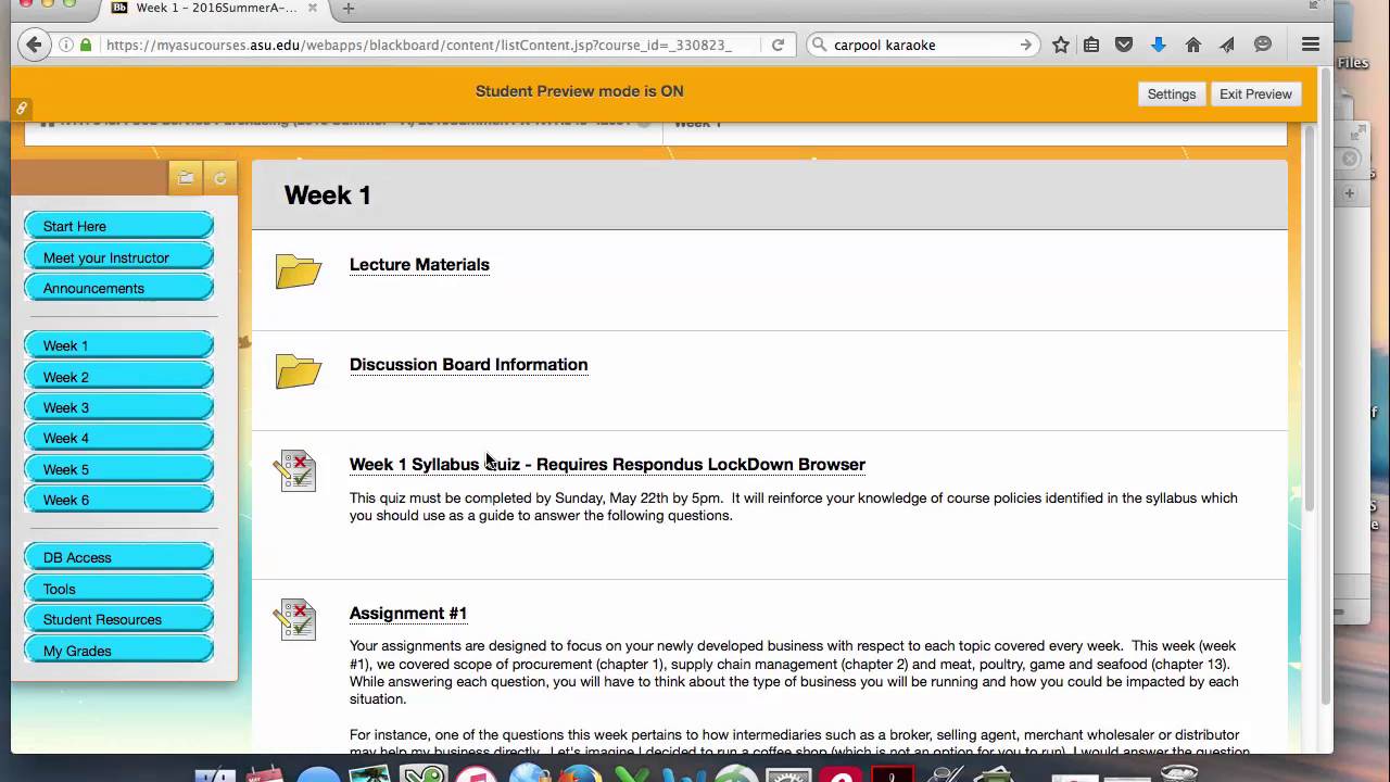 ASU Log in and NTR343 tutorial - YouTube