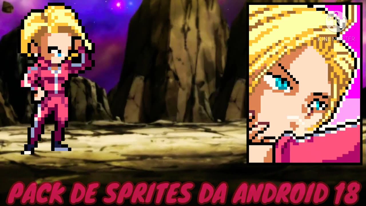 PACK DE SPRITES DA ANDROID 18 (DBS) - YouTube