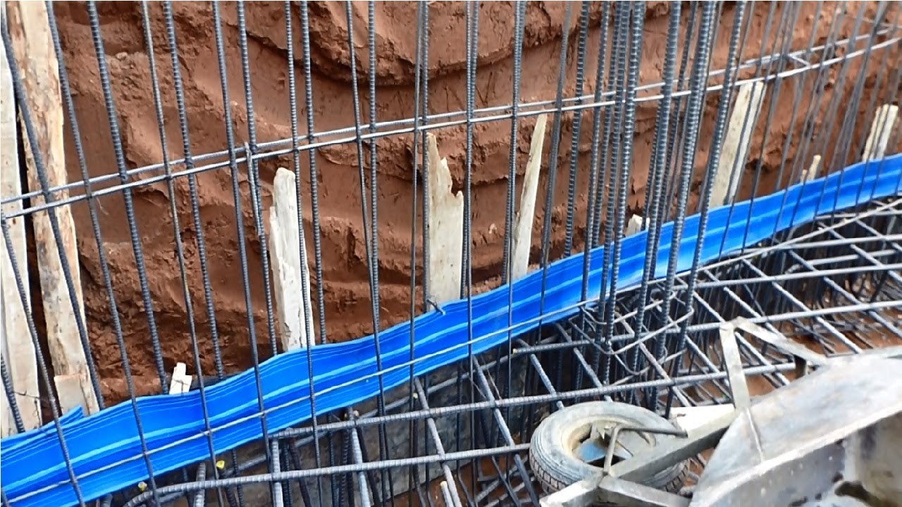 Retaining wall PVC water deflector | Installation and Function - YouTube