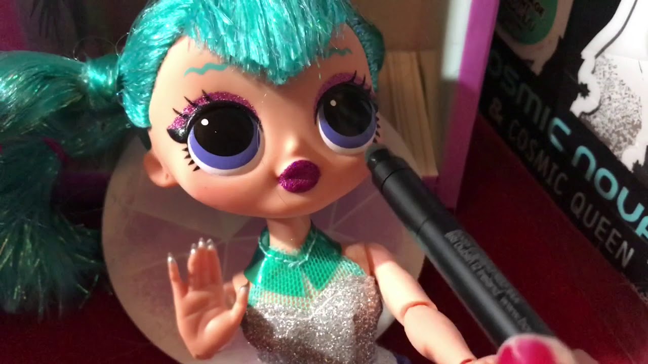 COSMIC NOVA Having a makeover by dolls sisters show - YouTube