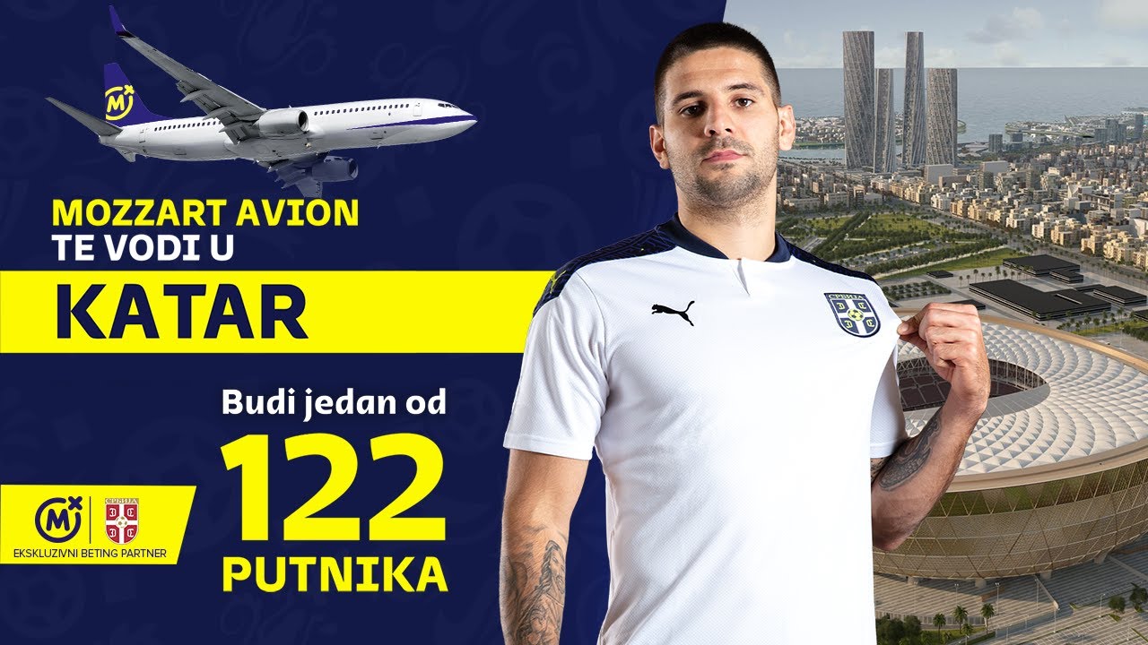 Svakog dana, jedan igrač - Mozzart avion te vodi u Katar - YouTube