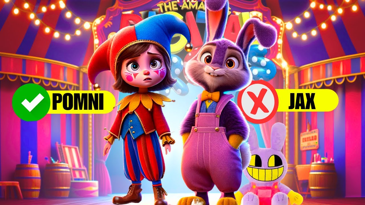 The Best *DIGITAL CIRCUS* Quiz in the Disney/Pixar Version - YouTube
