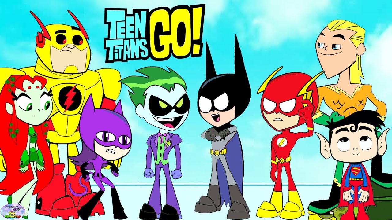 Teen Titans Go! vs. Reverse Flash Joker and friends! Cartoon Character ...