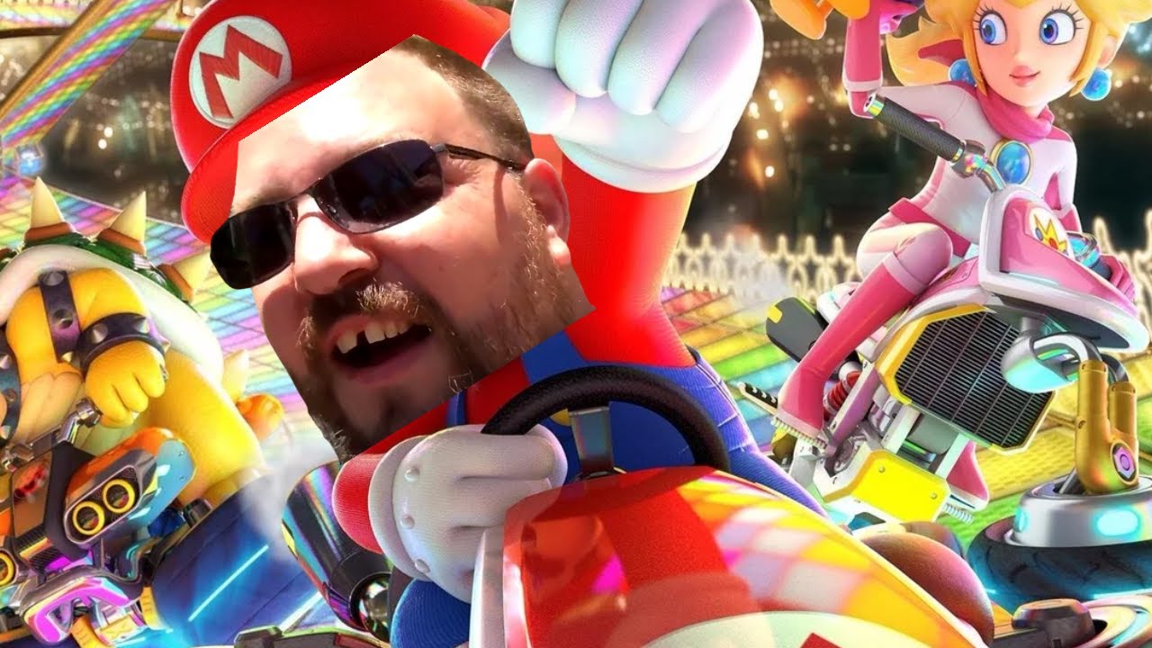 andy takes on mario kart - YouTube