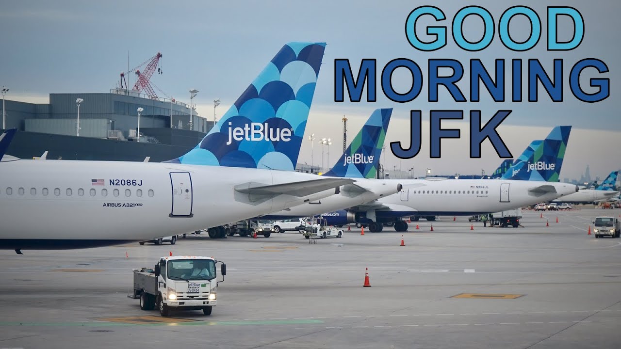 Redeye Approach & Landing New York JFK – JetBlue Airways – A321-231 ...