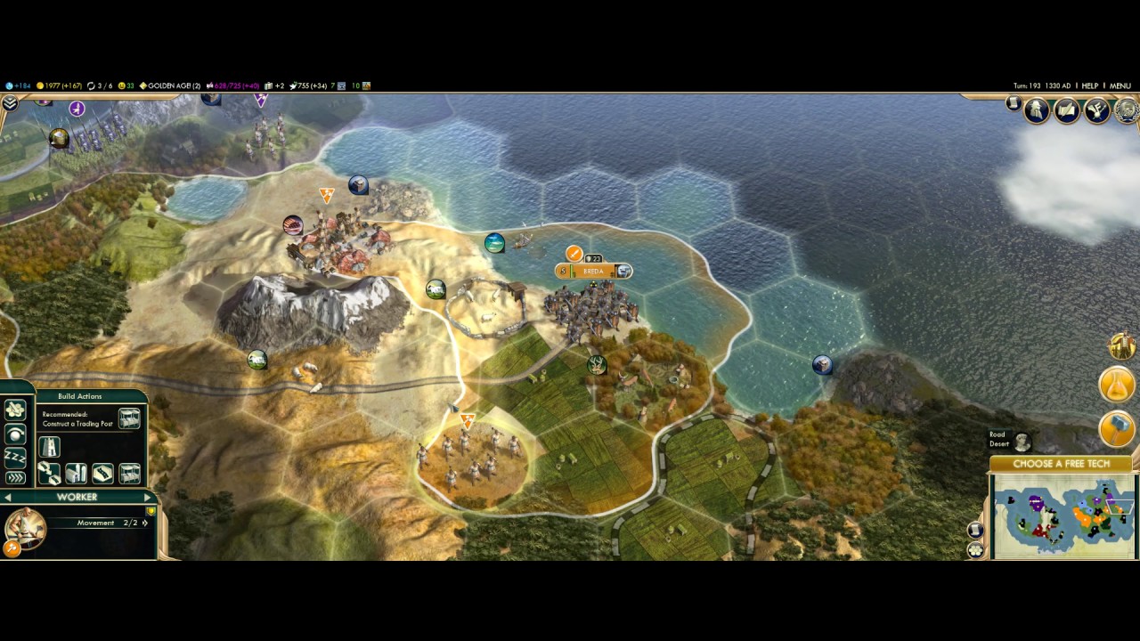Civilization 5 Ultra Wide - YouTube
