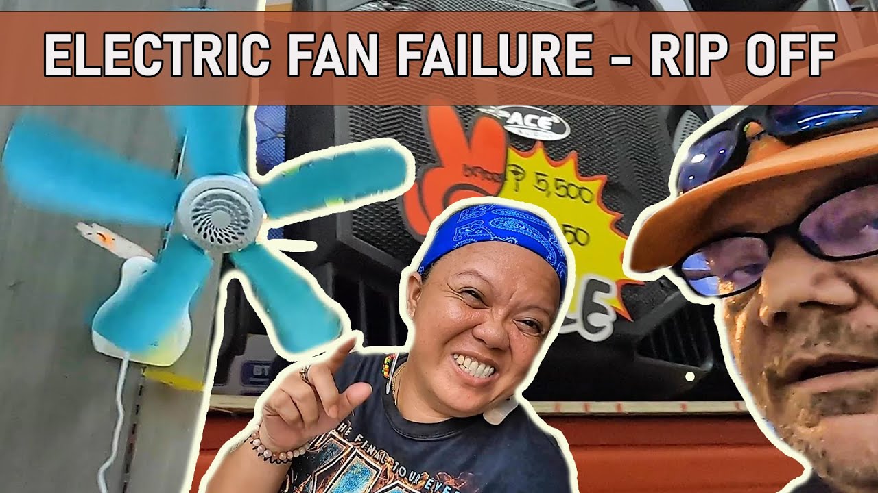 Electric Fan Failure - Rip Off @ Cheap-Chinese-Sh_t-Shop - YouTube