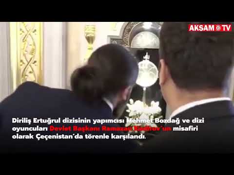 Diriliş Ertuğrul oyuncuları Çeçenistan'da