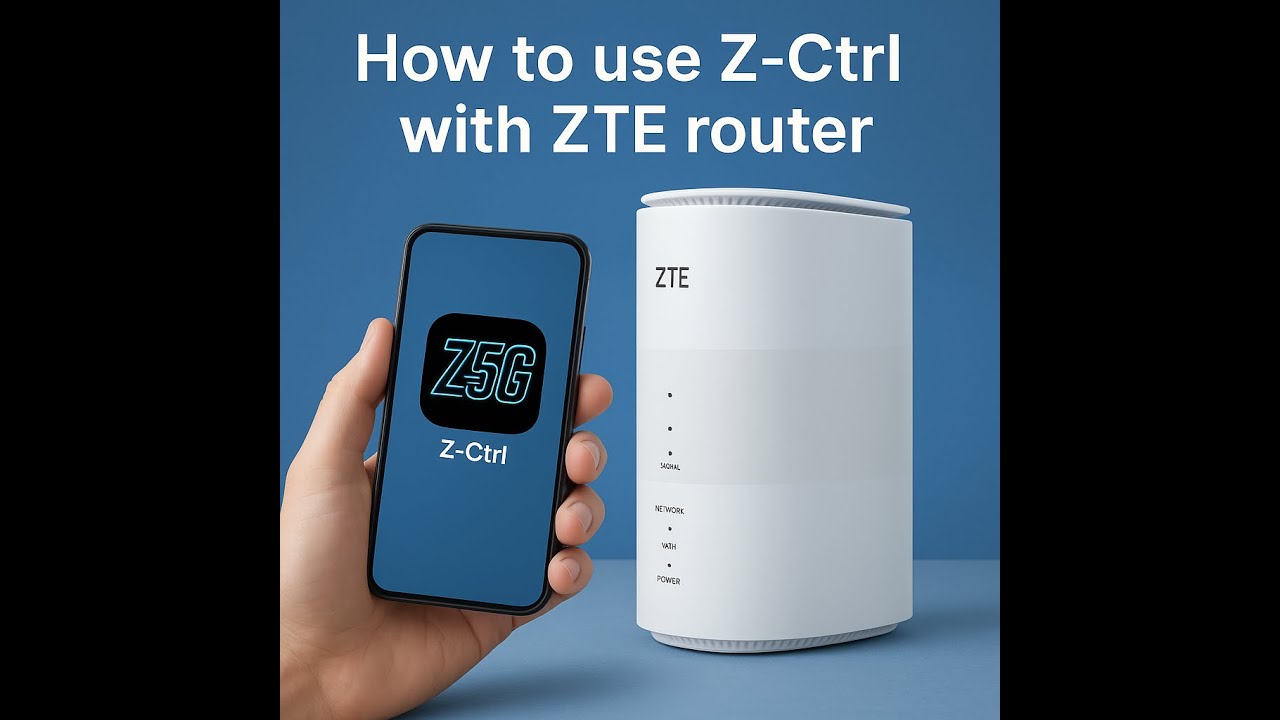 شرح تطبيق ZCtrl لإدارة راوترات ZTE (iOS فقط) | ZCtrl App Guide for ZTE ...