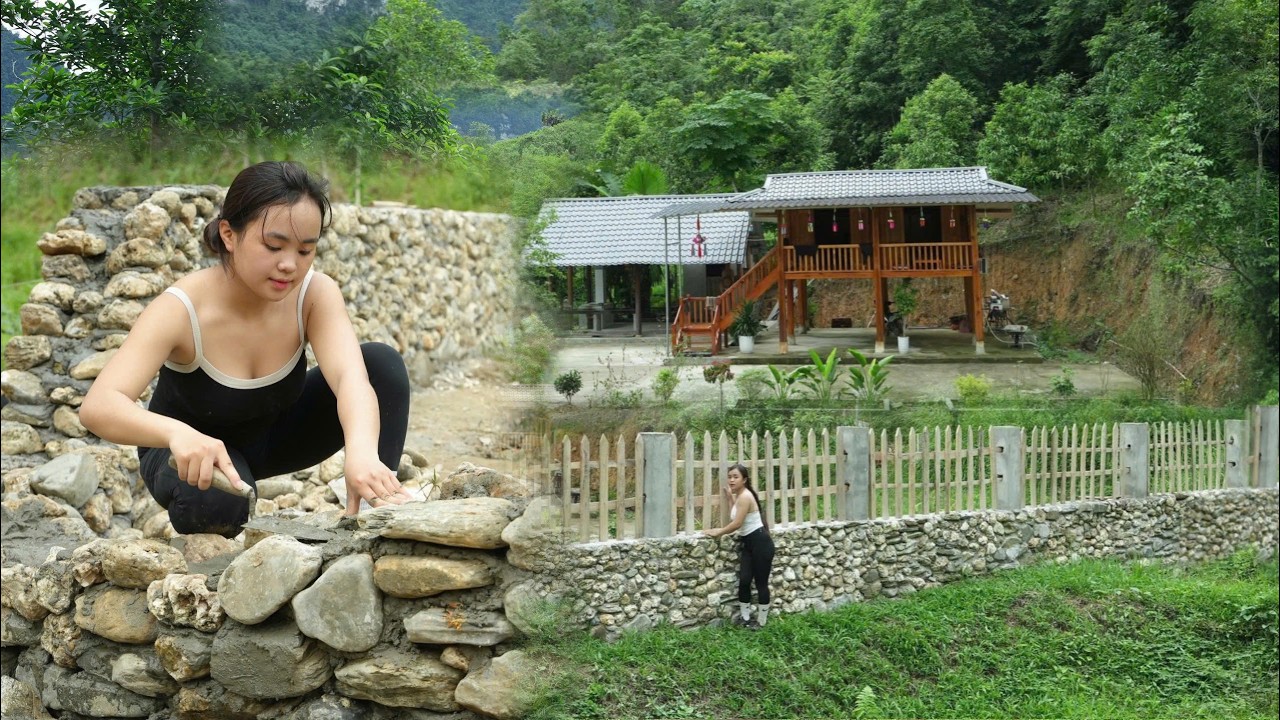 The Girl Built A Fence From 1,000,000 Stones Taken From Deep In The ...