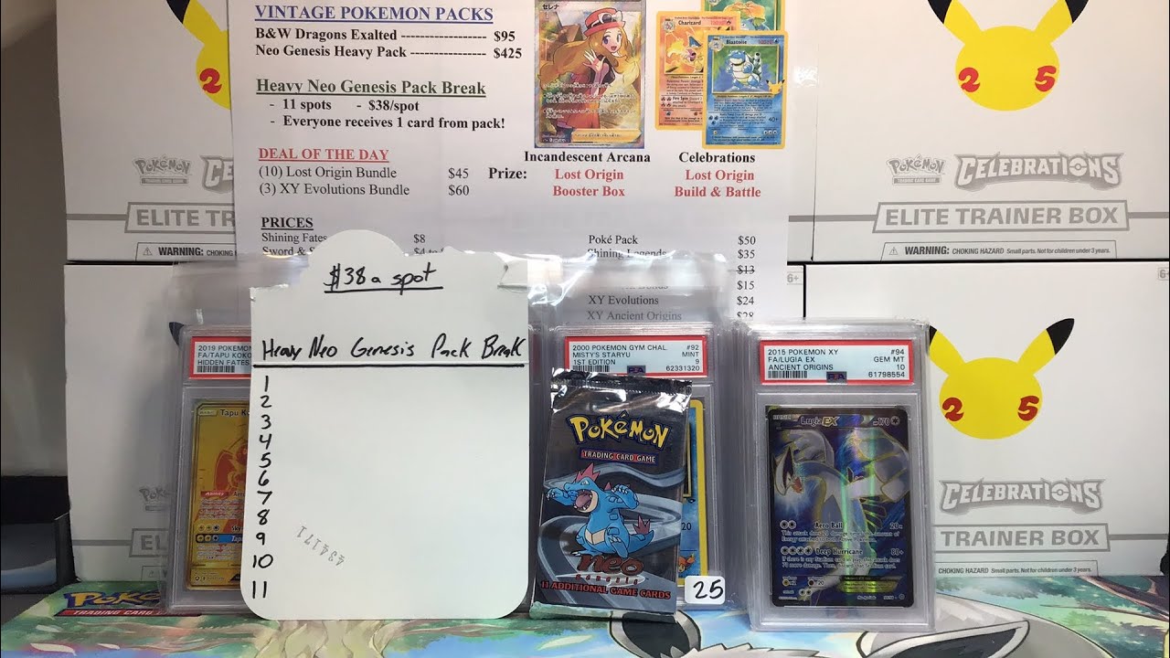 Live Pokémon Cards Openings - Lost Origin Chase - YouTube