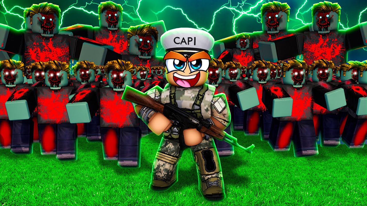 I Created an OP ZOMBIE ARMY in ROBLOX - YouTube