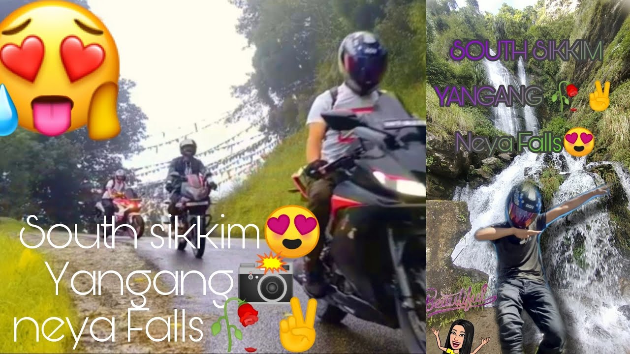 south sikkim Yangang 😍neya Falls 5 km away from yangang 📸 - YouTube
