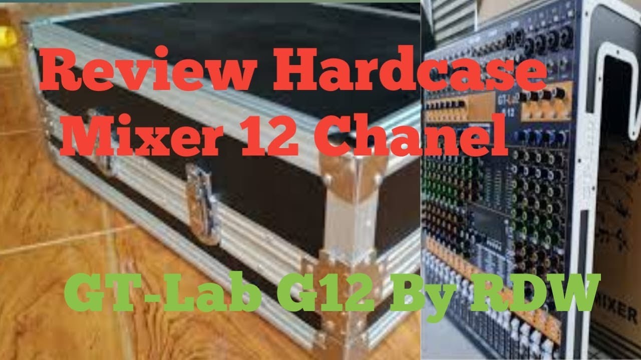hardcase mixer / box mixer 12 channel - YouTube