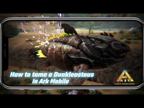 How to tame a Dunkleosteus in Ark Mobile | Ark Ultimate Mobile Edition ...