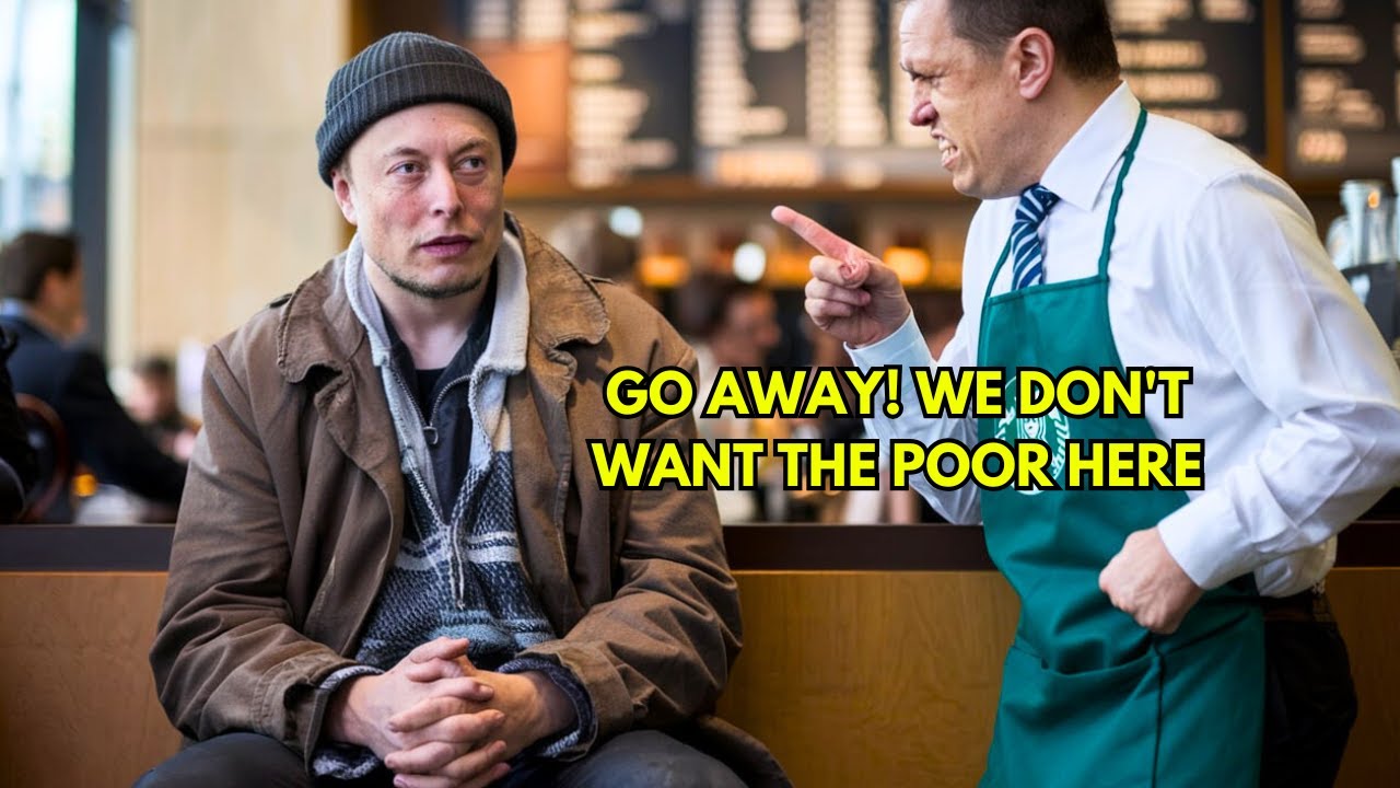 Elon Musk Disguises as a Homeless Man at Starbucks But When the Barista ...