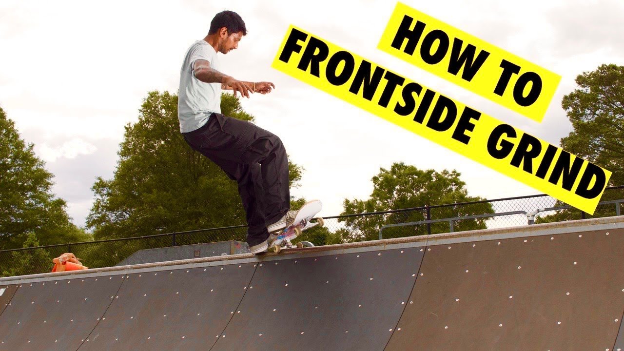 How to FRONTSIDE GRIND on ramps in 3 EASY Steps - YouTube