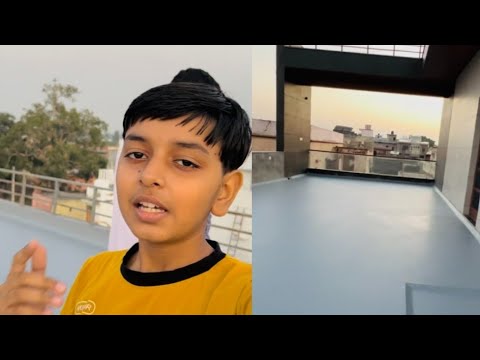 Roof ki water proofing hui complete😊|@ritikbeniwal.77 - YouTube