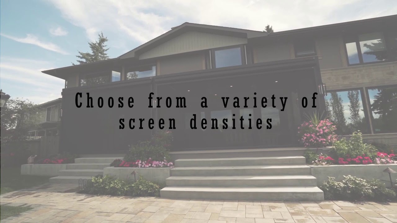 Suncoast Built Retractable Screen - YouTube